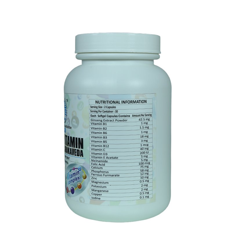 Multi Vitamins Red Softgel -1000 – Vedic Nutraceuticals