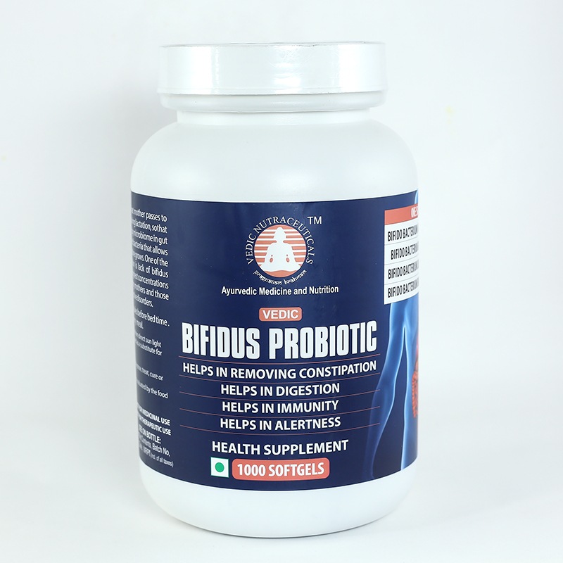 Bifidus Probiotic – 1000 Softgels – Vedic Nutraceuticals