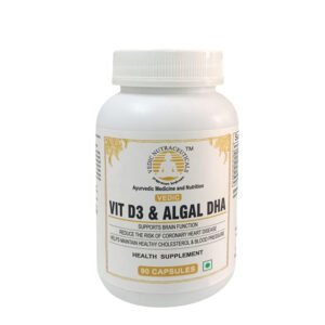 Vit D3 & Algal DHA 90 Softgels – Vedic Nutraceuticals