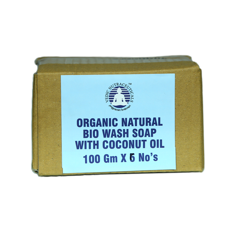 Organic Natural Bio Wash Soap Bars – Set of 6 – Vedic Nutraceuticals